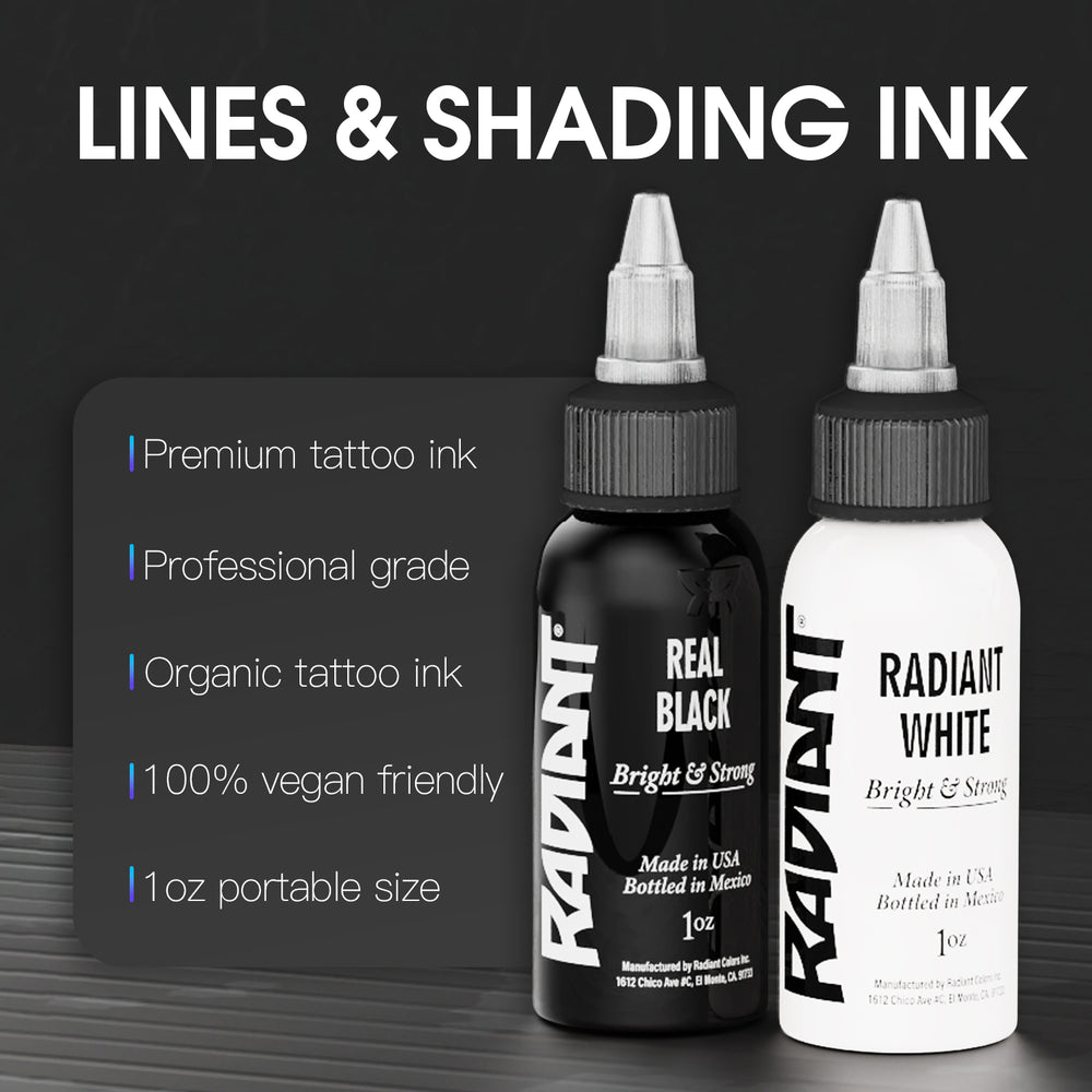 Radiant Tattoo Ink Vibrant Color Series 1OZ