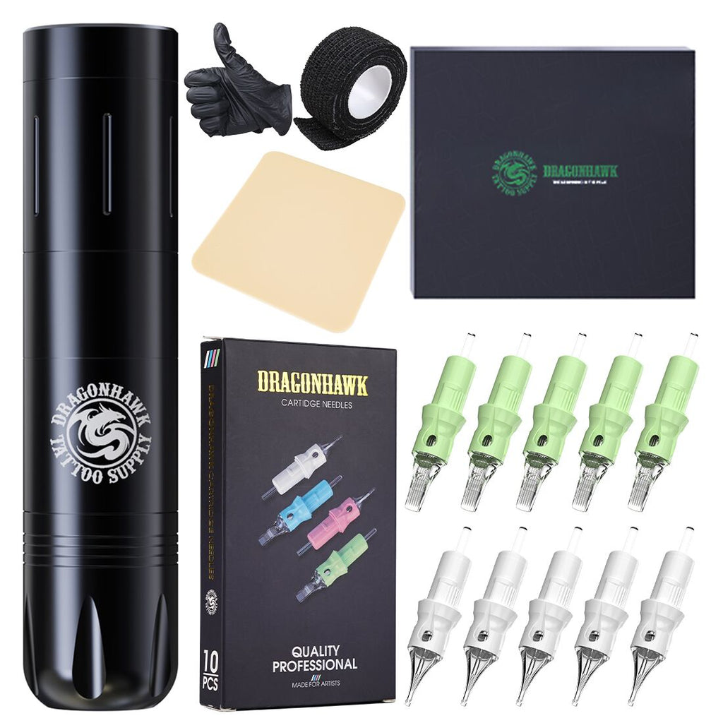 Dragonhawk X3 PRO Wireless Rotary Tattoo Pen Machine Kit