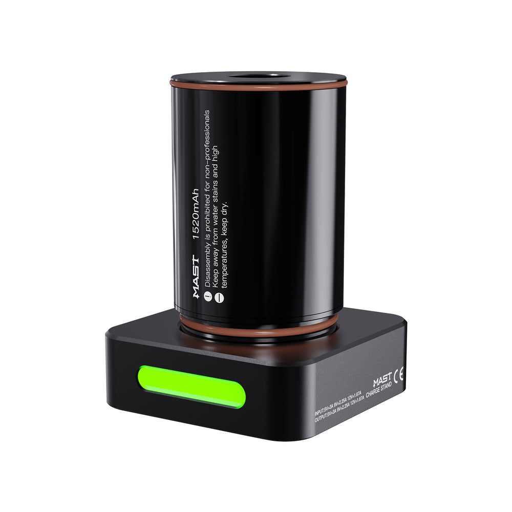 Original Battery&Charging Base for MAST Racer Pro Wireless Tattoo Pen