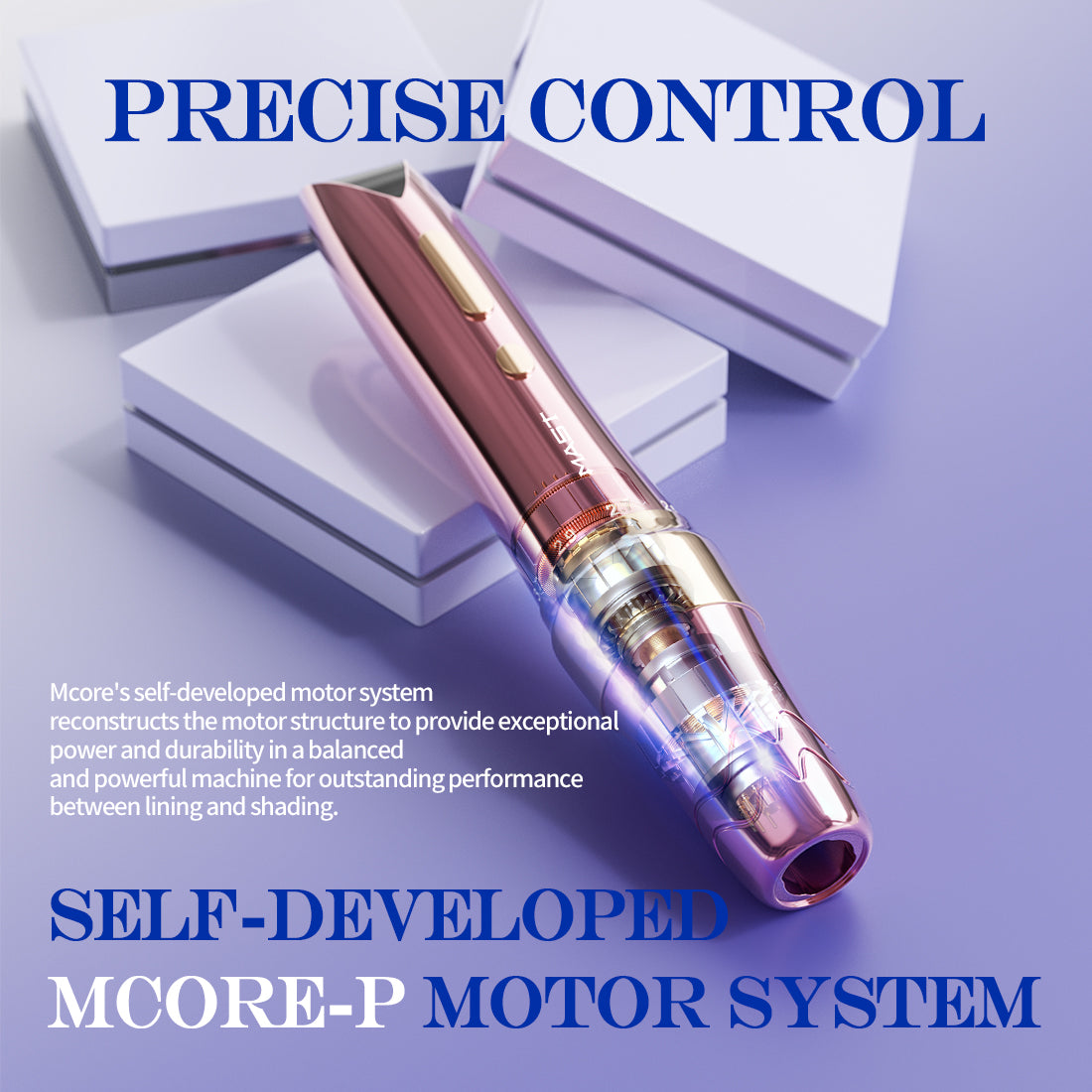 MAST P60 Wireless Tattoo Pen Machine With Adjustable Stroke Length