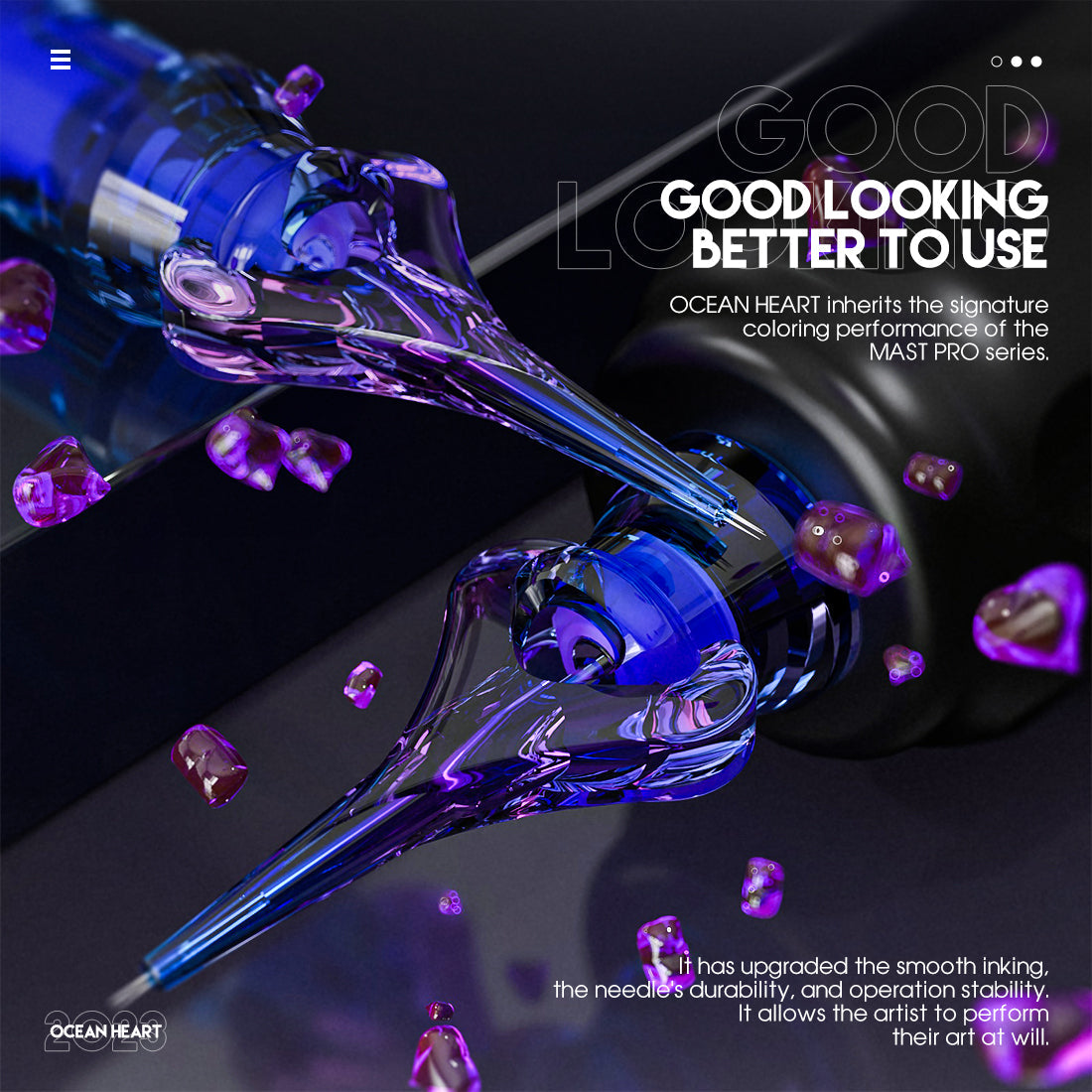 Mast Ocean Heart Cartridges Needles Sample Mixed Size（20pcs per box ...