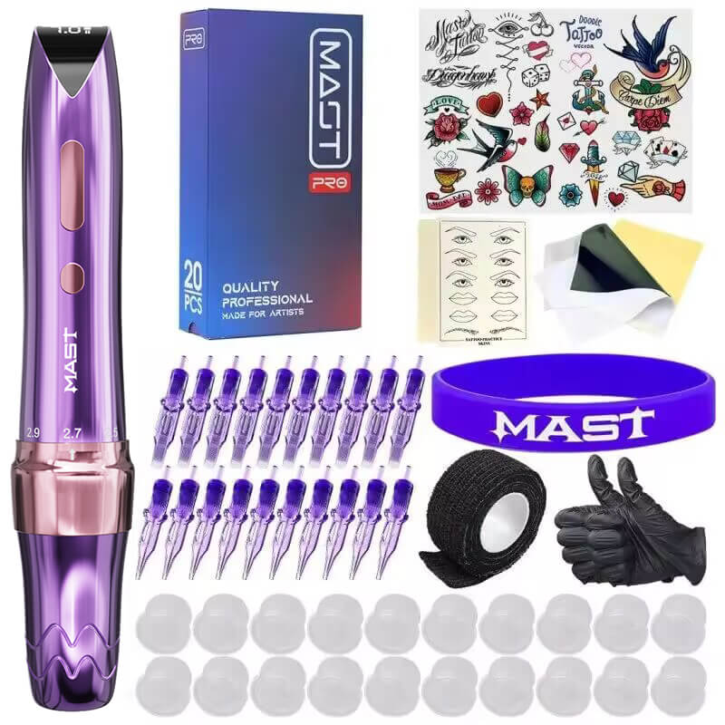 Mast P60 Wireless Tattoo Machine Professional Bundle