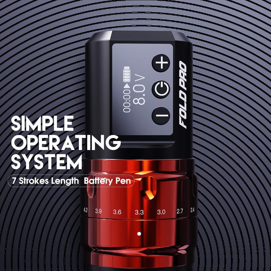 The Year of Dragonhawk Fold Pro Machine Pen with Two Batteries