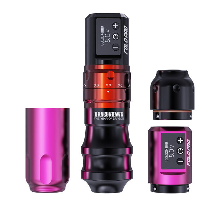 The Year of Dragonhawk Fold Pro Machine Pen with Two Batteries