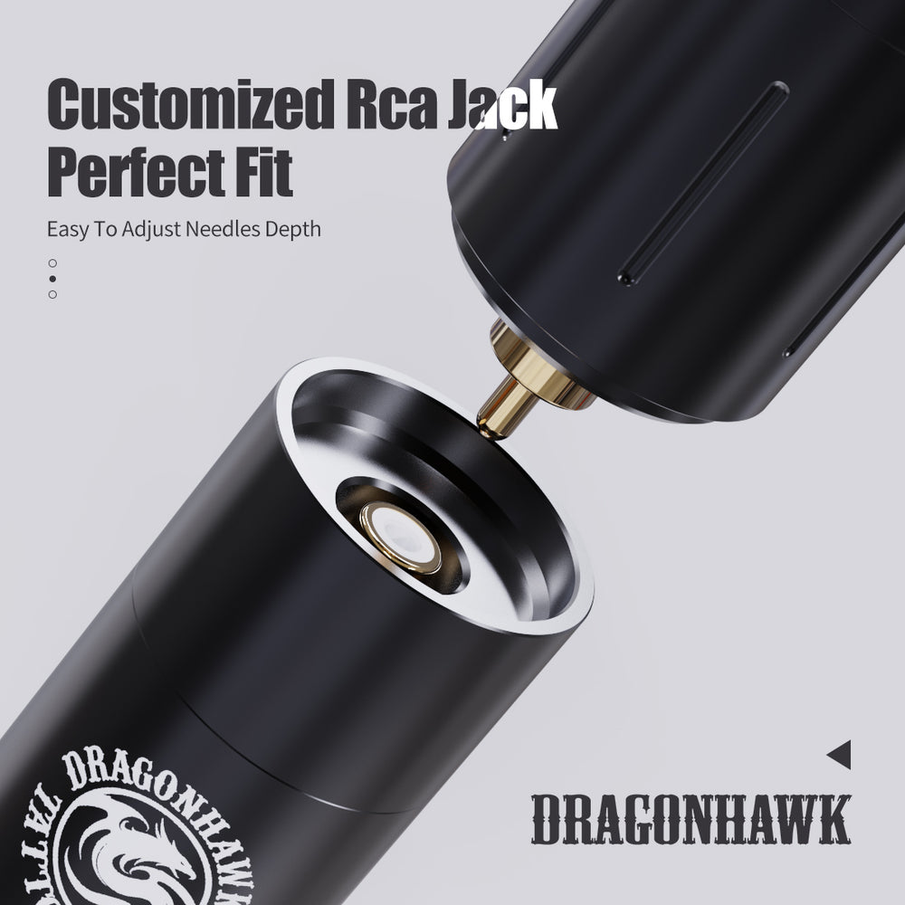 Dragonhawk X3 Pro Wireless Rotary Tattoo Pen Machine Kit ...