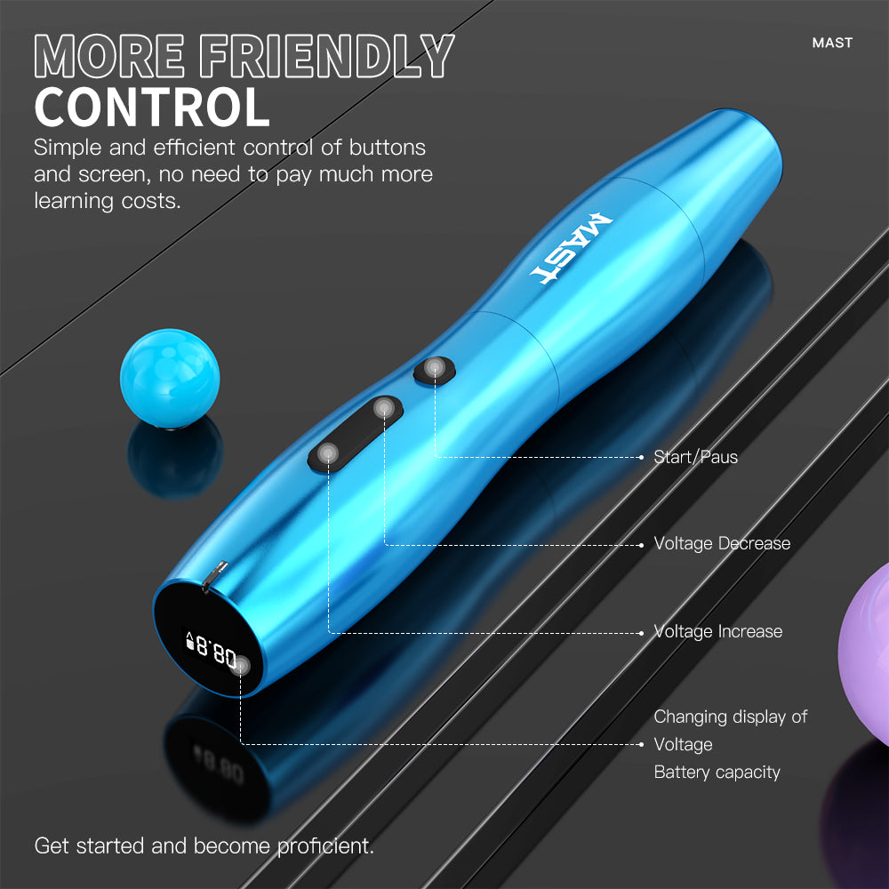 Mast P20 Permanent Beauty Wireless Pen Machine With 2.5MM Stroke