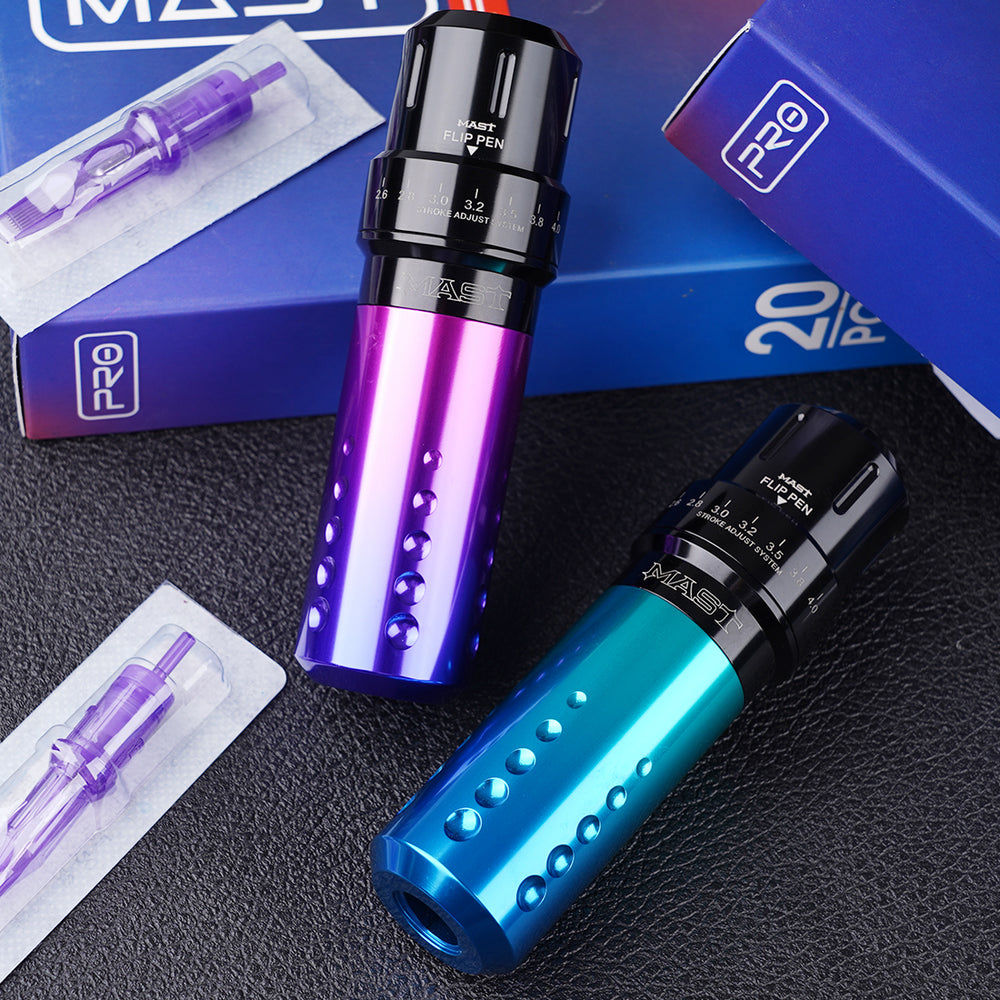 Mast Flip Rotary Tattoo Pen Machine 2.6-4.0mm Seven-stroke Length