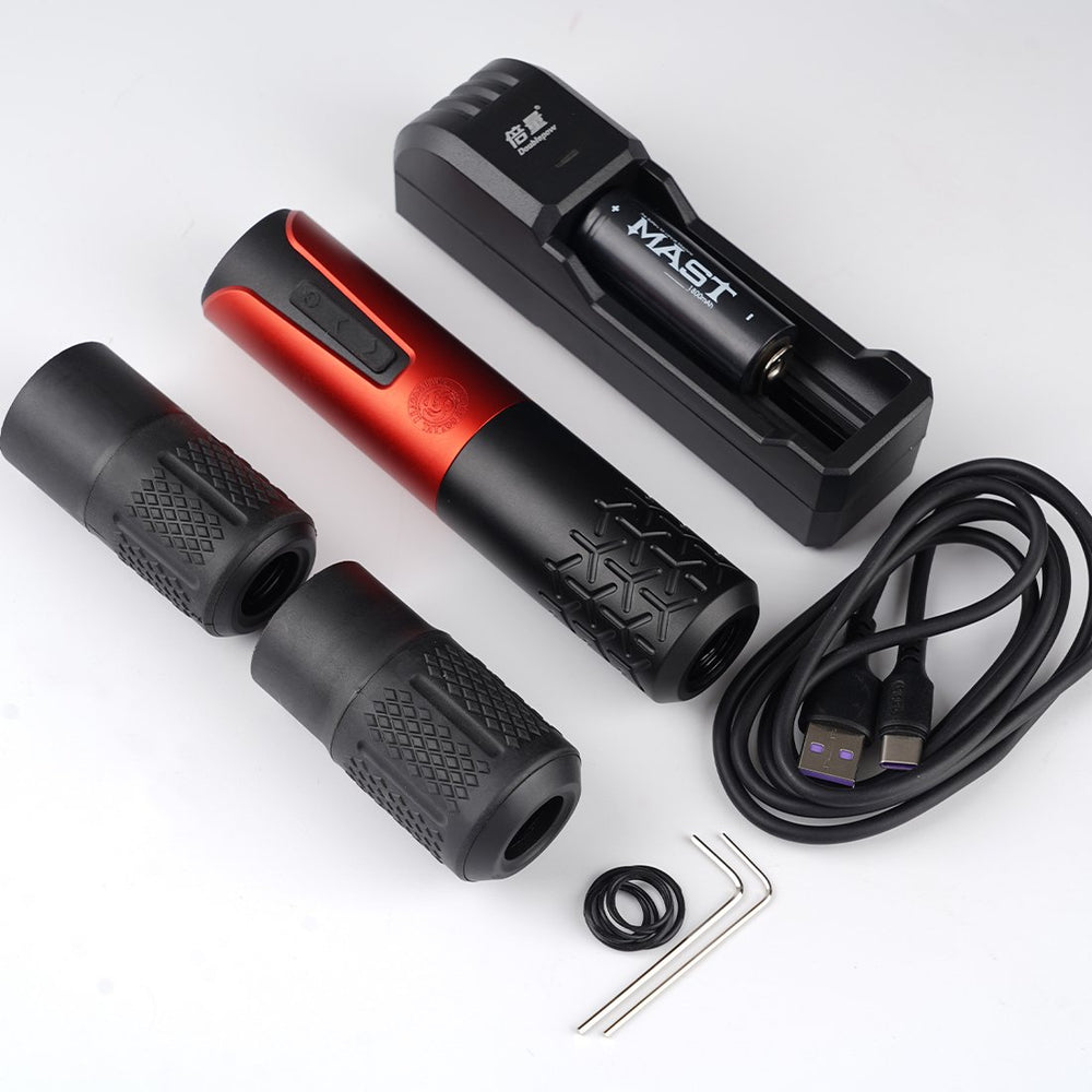 Dragonhawk Wireless Rotary Tattoo Pen Machine Replaceable Batteries
