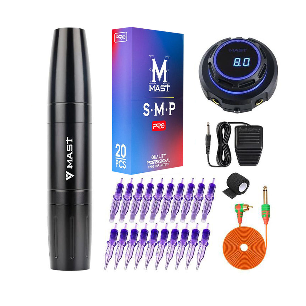 Dragonhawk Mast Magi Pen Tattoo Kit Mast Halo Power Supply