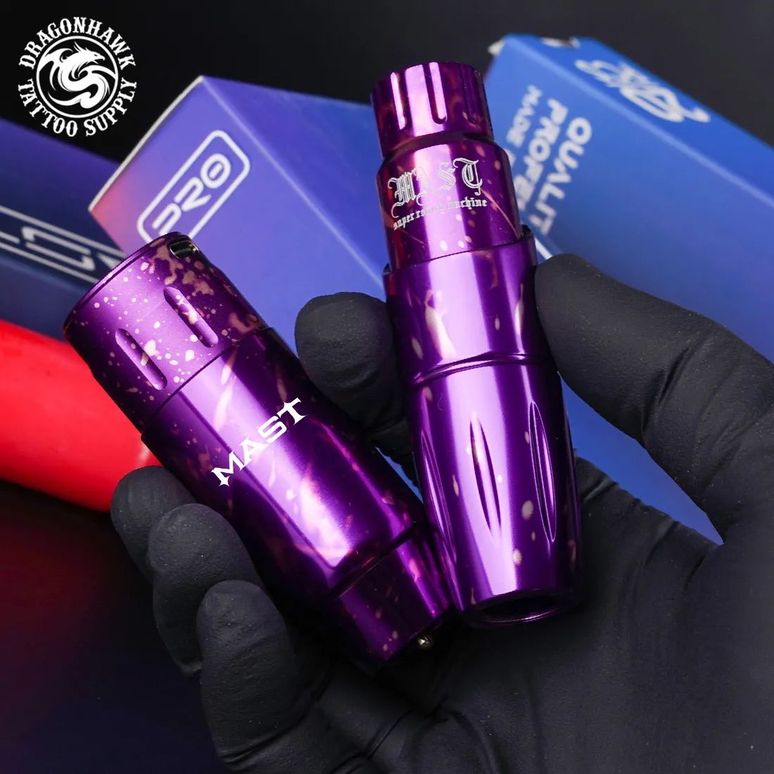 Dragonhawk Mast Tour Wireless Tattoo Kit ( Colour: Purple )