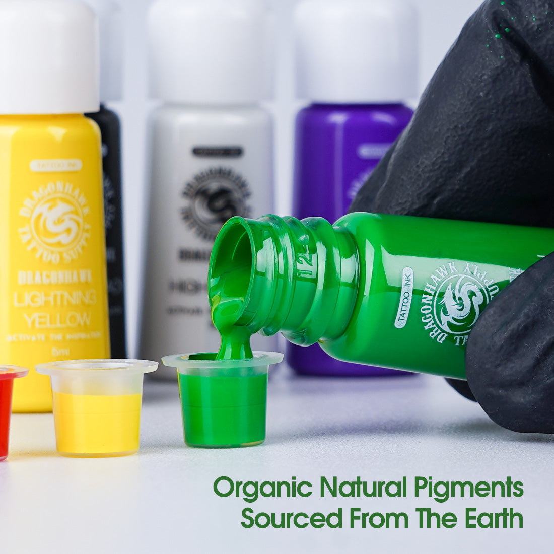 Dragonhawk Tattoo Ink Mixed 7 Colors 5ML